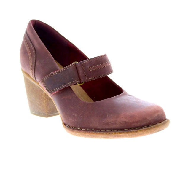 Clarks | Shoes | Clarks Carleta Prato Womens Red Leather Shoes | Poshmark